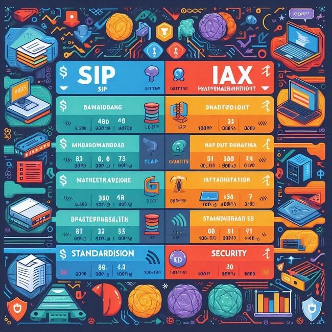 تفاوت پروتکل SIP و IAX در VOIP | مقایسه کامل