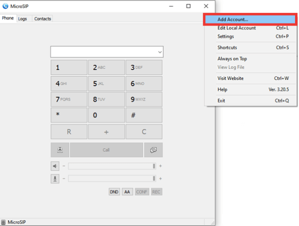 آموزش نصب و فعالسازی داخلی در میکروسیپ(microsip)
