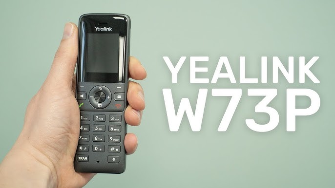 آموزش کانفیگ داخلی روی تلفن رومیزی یالینک W73 بی سیم